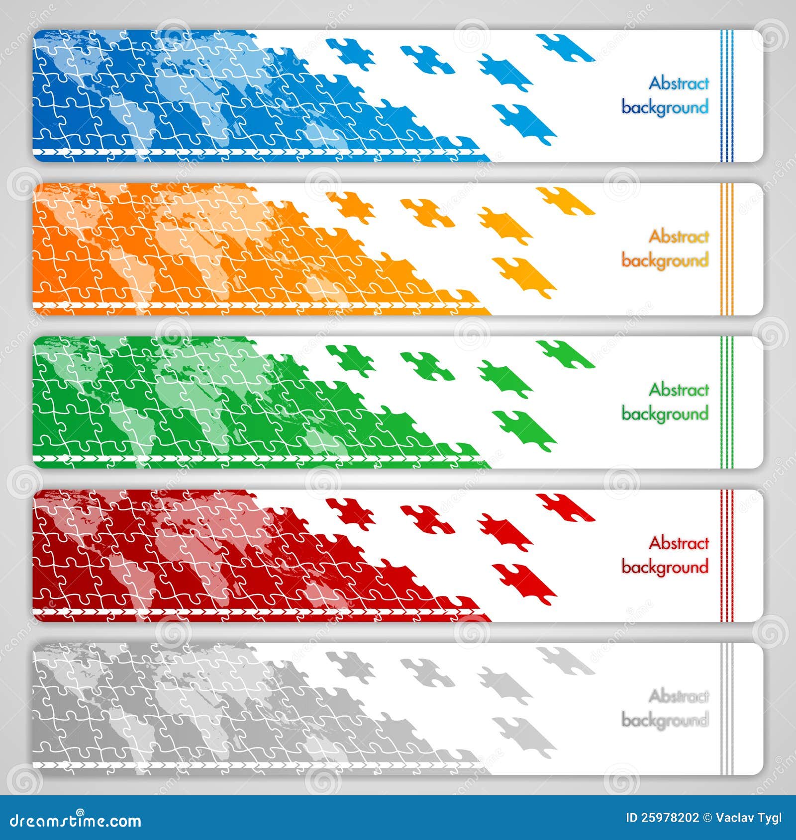 Puzzle banners stock photo. Image of communication, design - 25978202