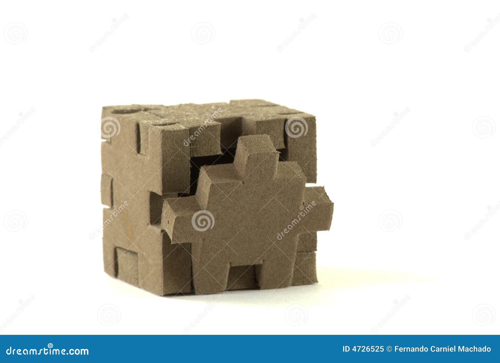 Puzzle Box stock image. Image of space, isolated, white - 4726525