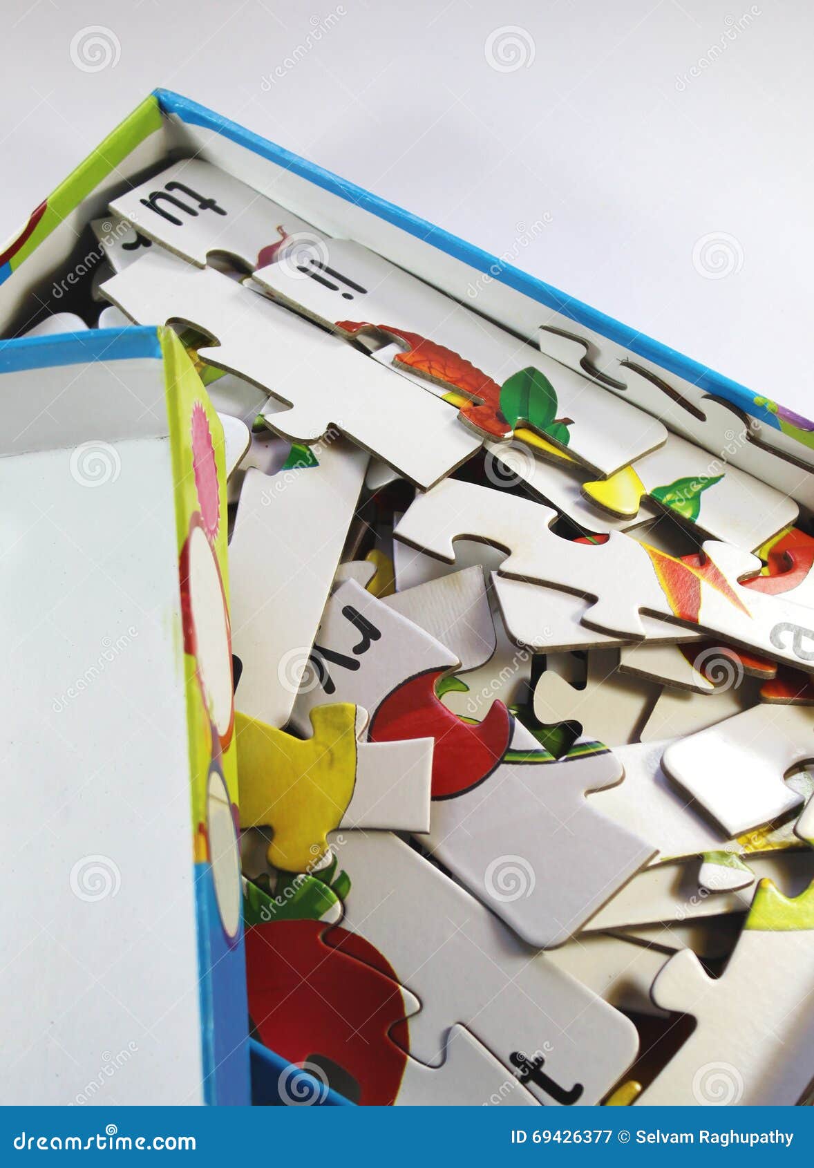 Puzzle box stock image. Image of object, assembly, pieces - 69426377