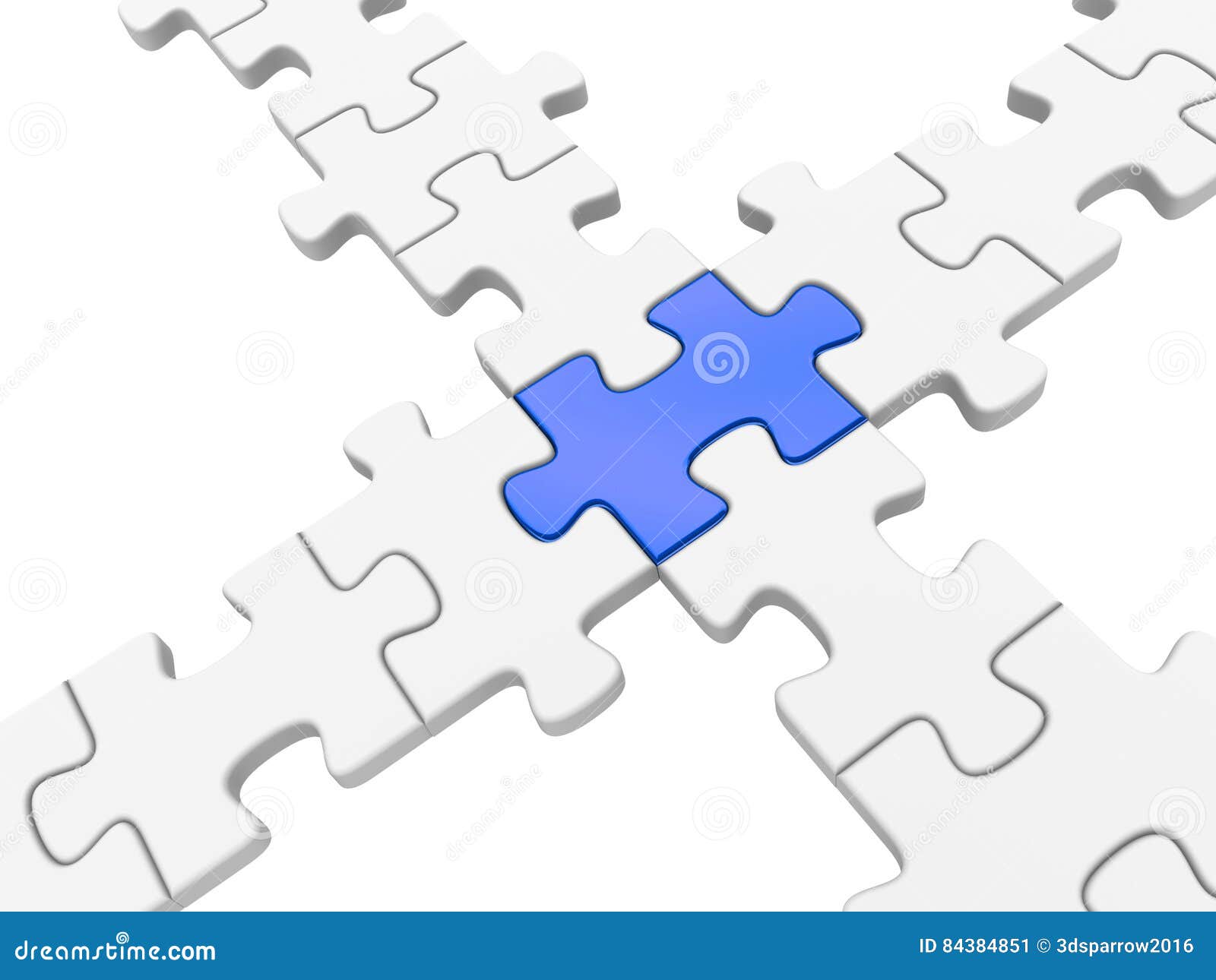 Puzzle bridge connection. stock illustration. Illustration of crossroad ...