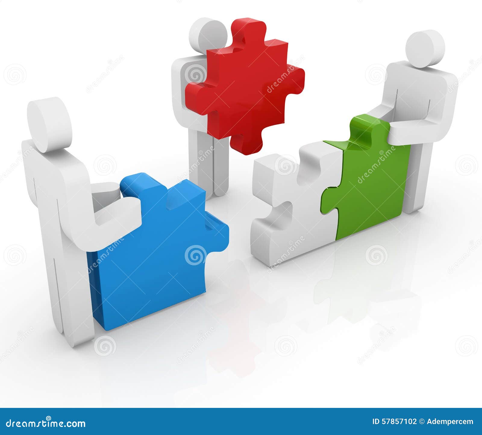 Puzzle building stock illustration. Illustration of render - 57857102