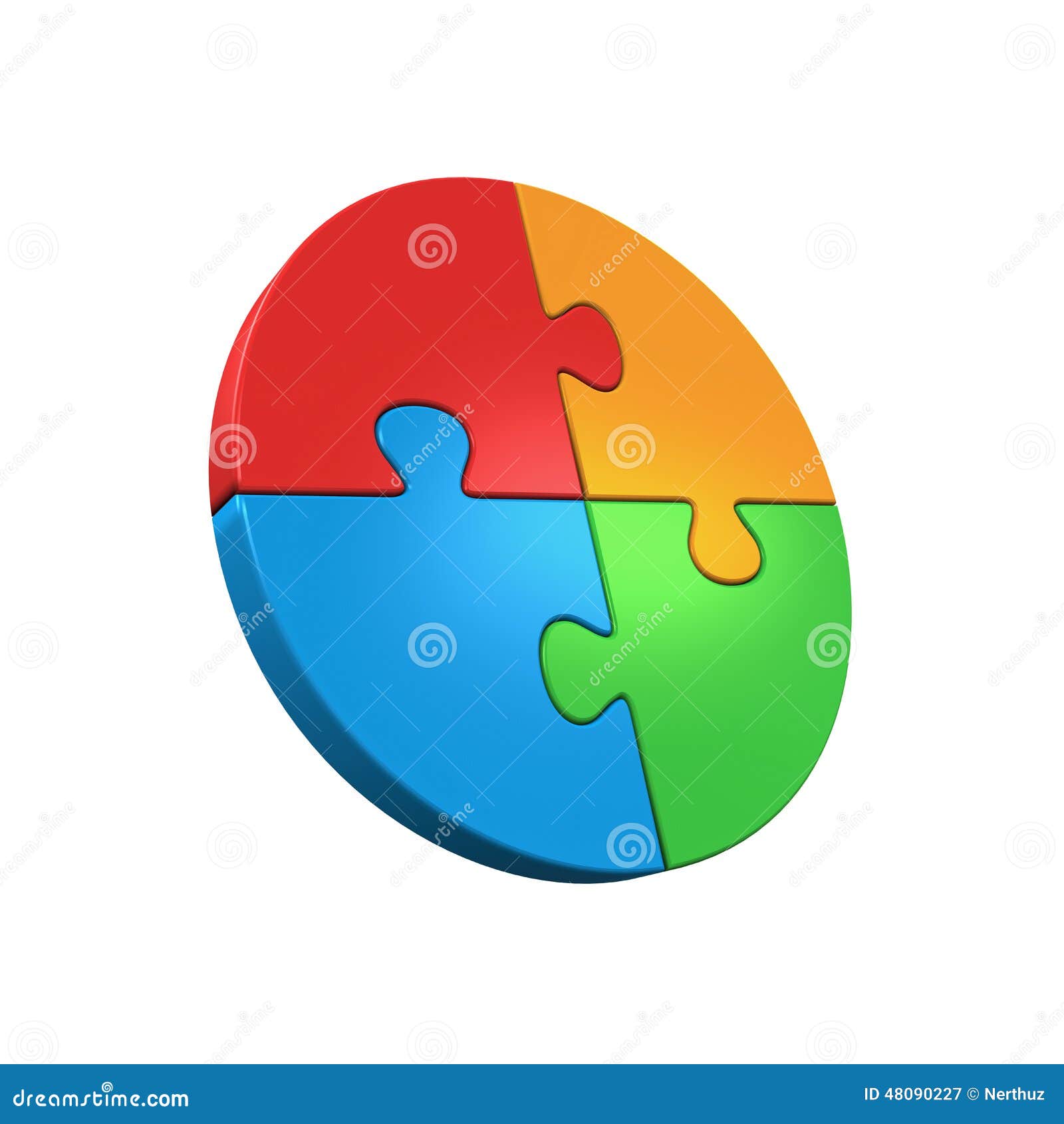 Puzzle Circle stock illustration. Illustration of information - 48090227