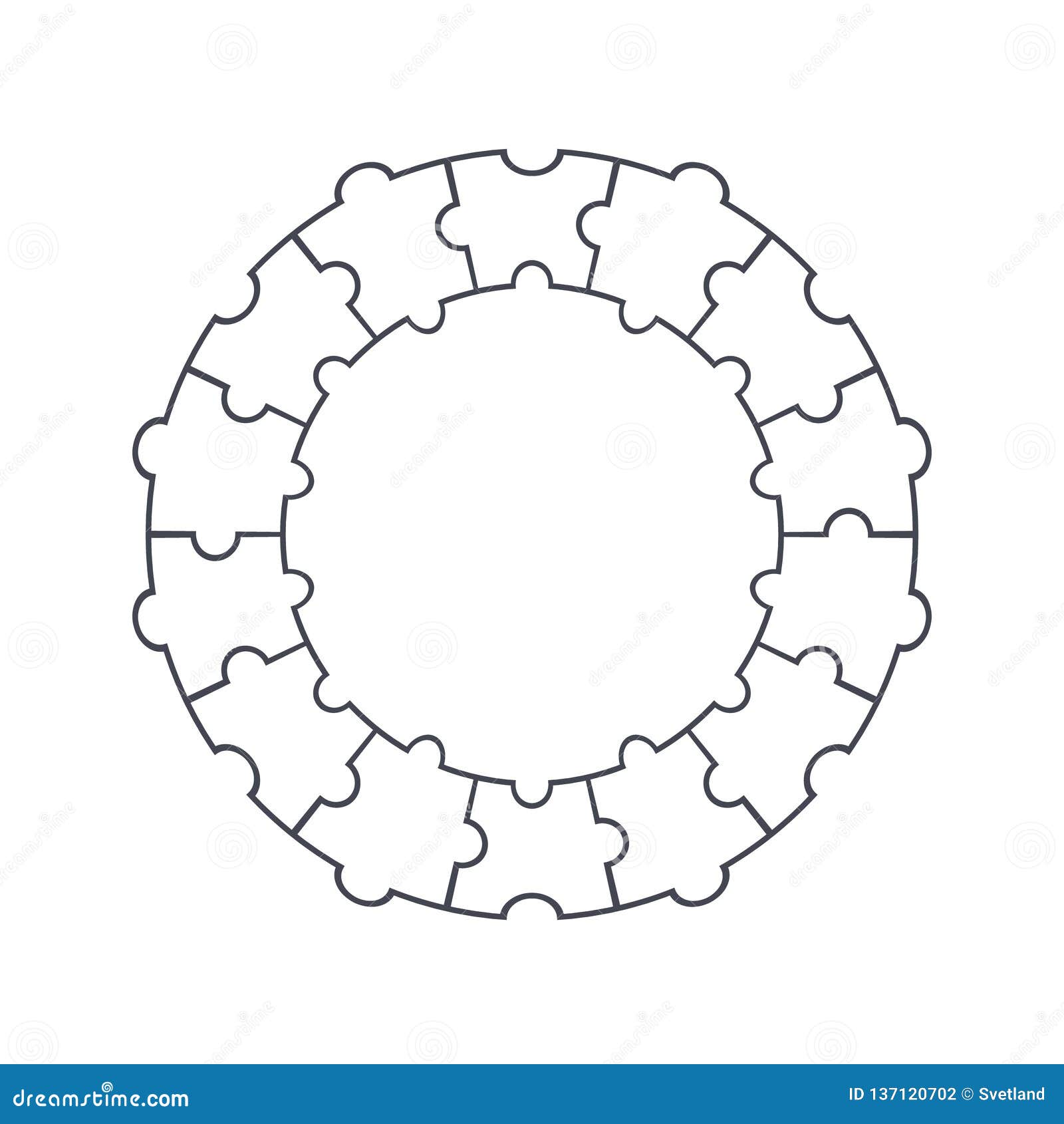 Puzzle Circle. Puzzle Round. Jigsaw Puzzle Template. Stock Vector ... Puzzle Circle. Puzzle Round. Jigsaw Puzzle Template. Stock Vector ...
