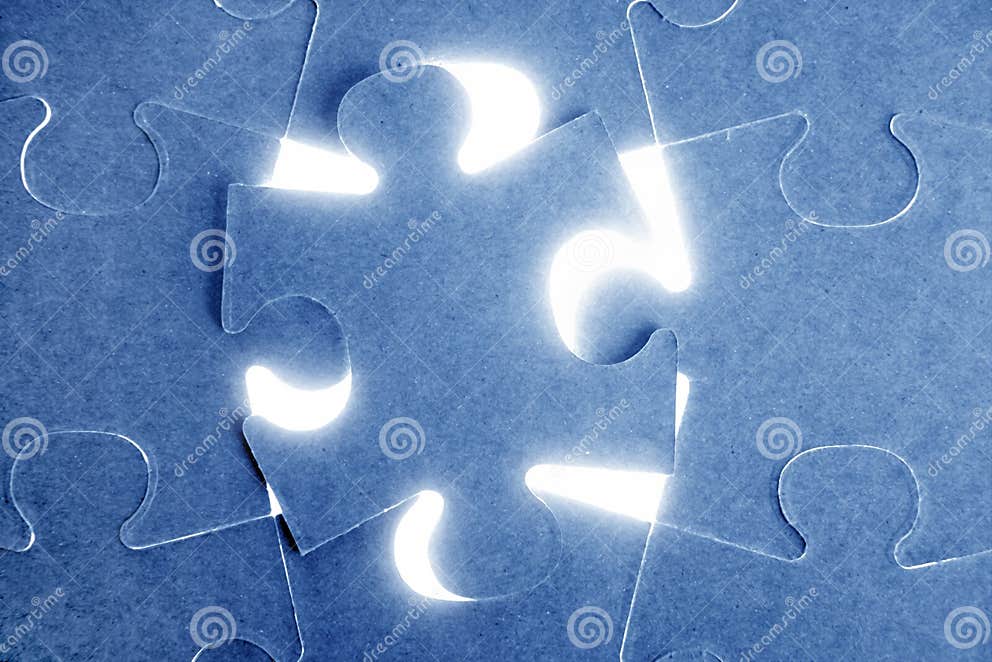 Puzzle, Communication Teamwork Metaphor Stock Photo - Image of ...