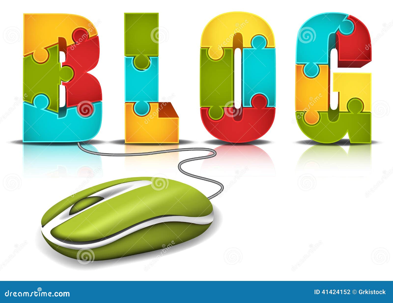 Puzzle and computer mouse stock vector. Illustration of shadow - 41424152