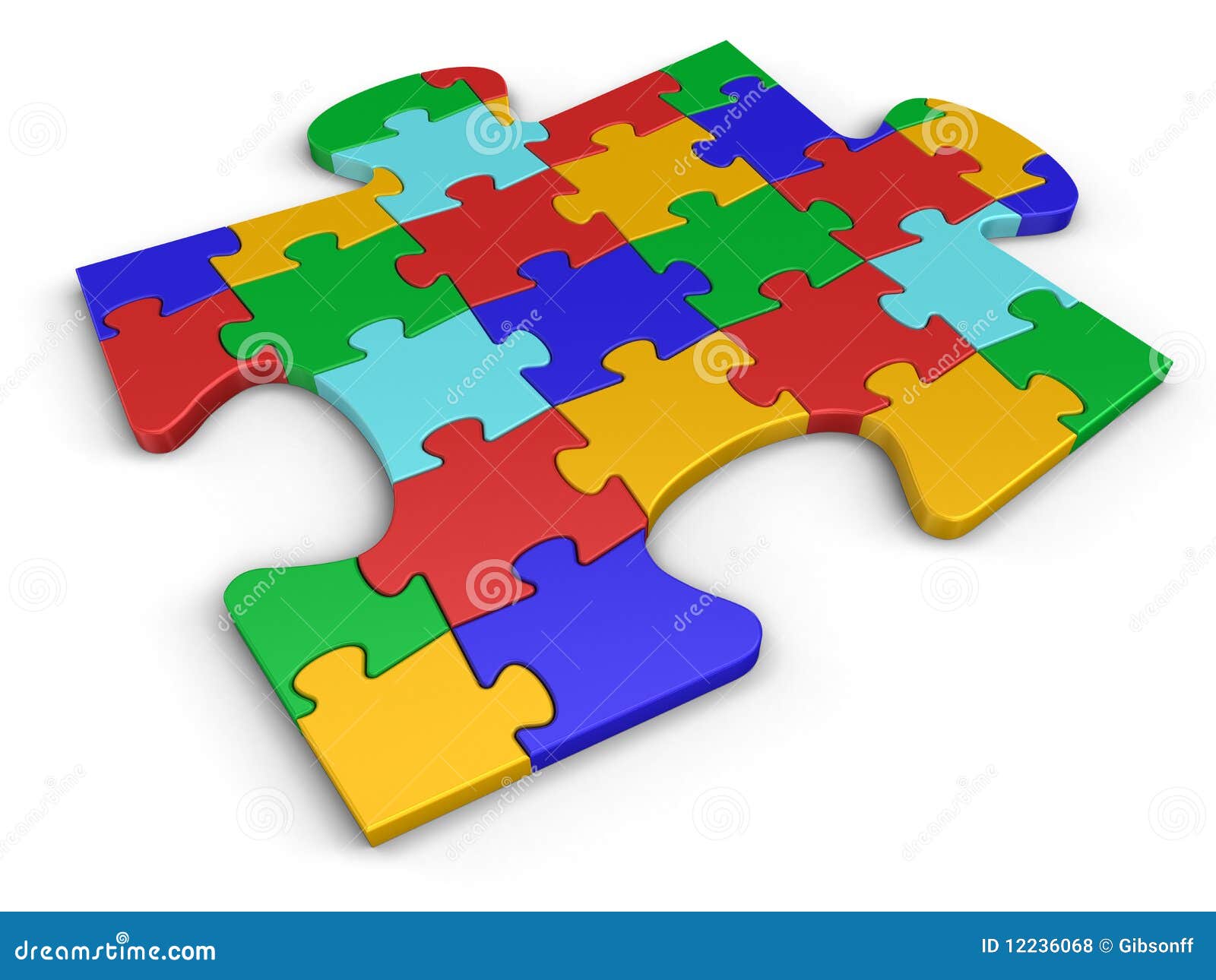 Puzzle Connection stock illustration. Illustration of competition ...