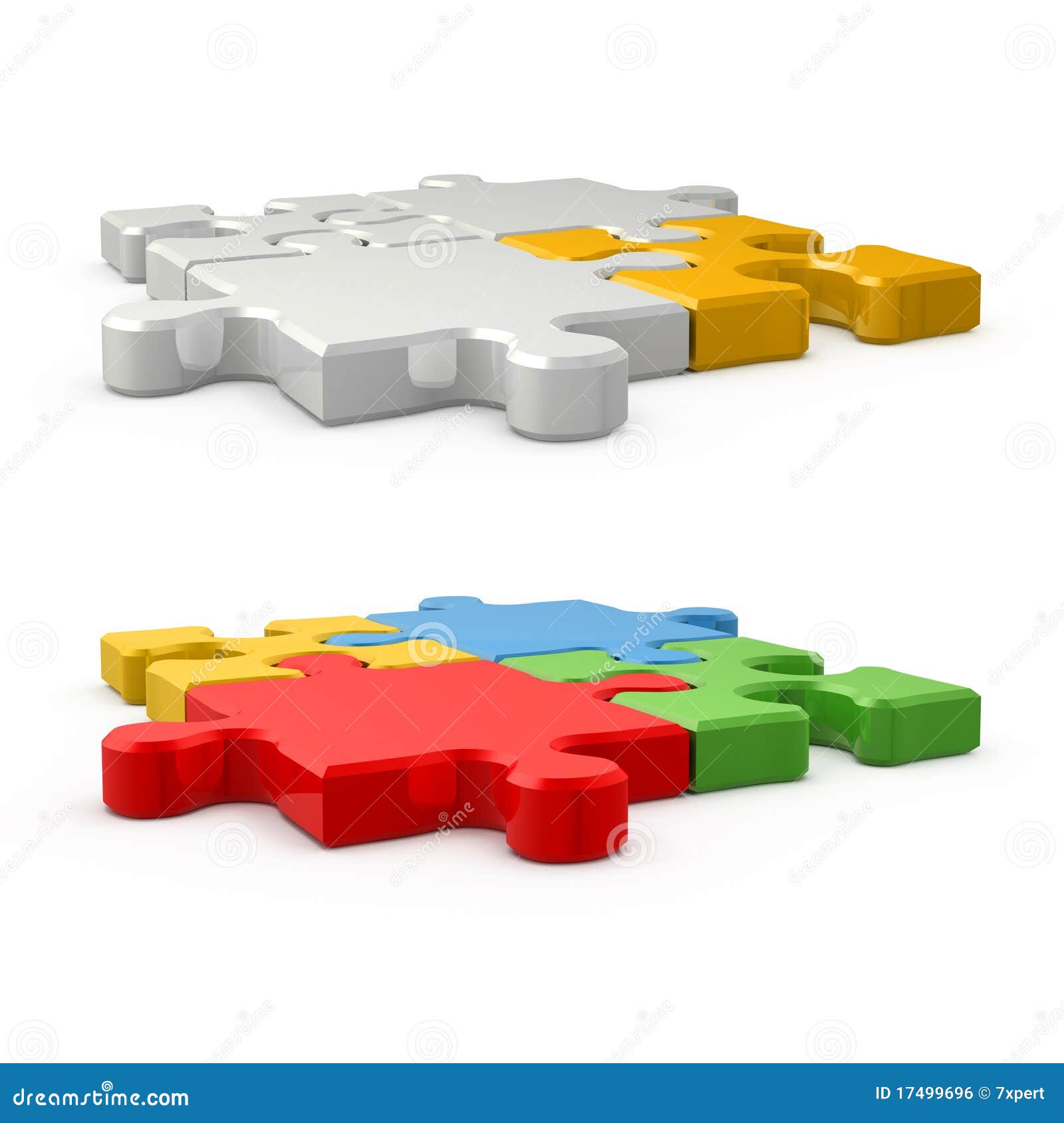 Puzzle connection stock illustration. Illustration of piece - 17499696