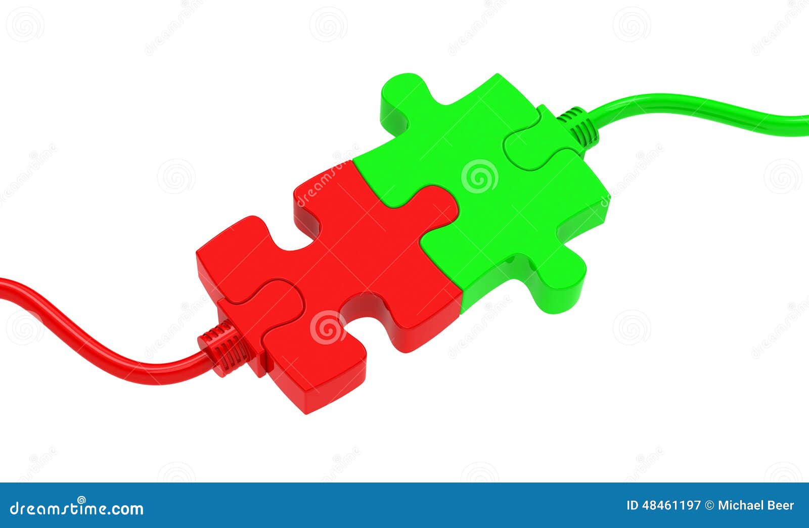 The puzzle connection stock illustration. Illustration of piece - 48461197