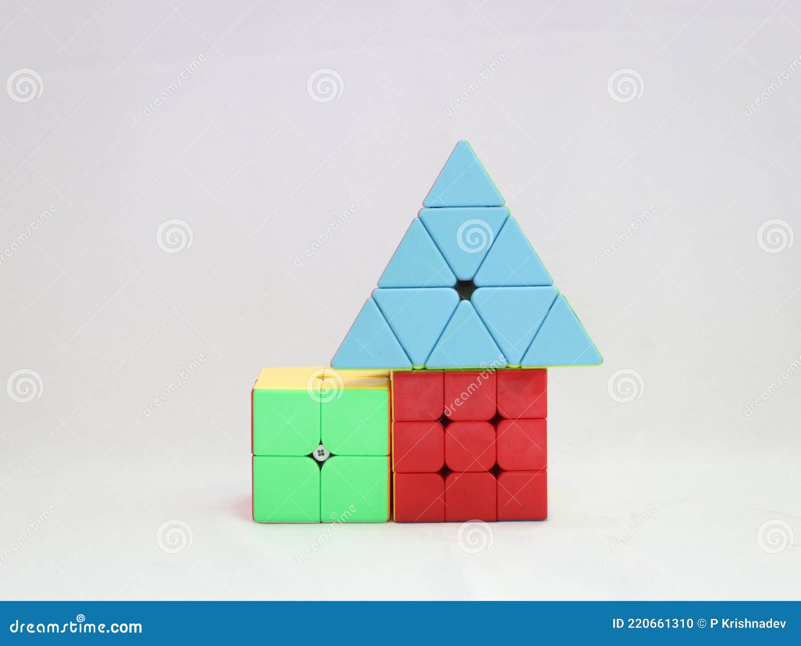 Rubik`s Pyramid Looking Cube Called Pyraminx Used For Speedsolving ...