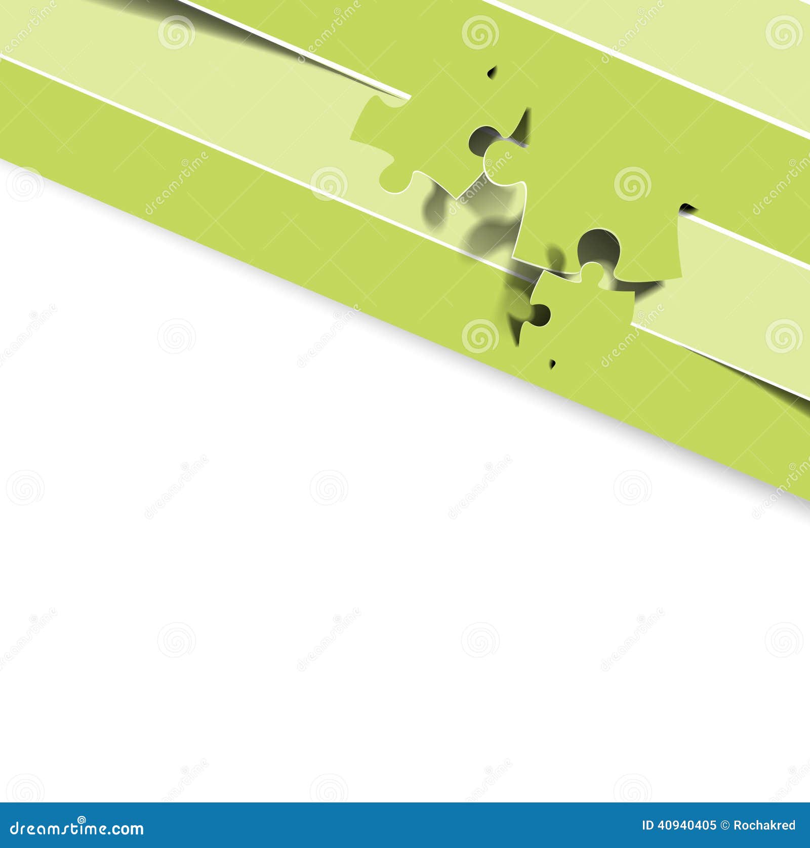 Puzzle Design Template stock illustration. Illustration of brochure ...