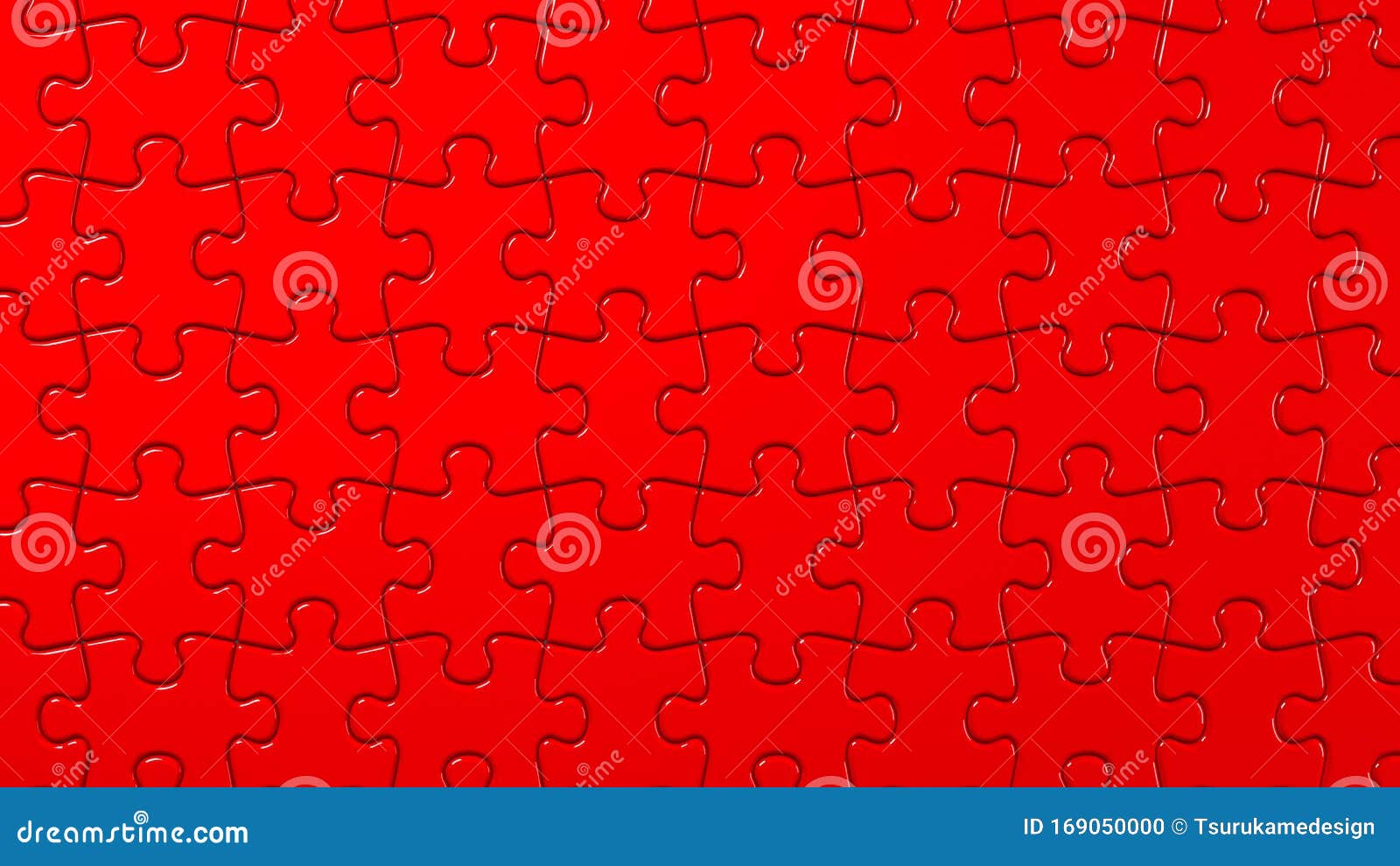 Puzzle di Red Jigsaw illustrazione di stock. Illustrazione di sfondo ...