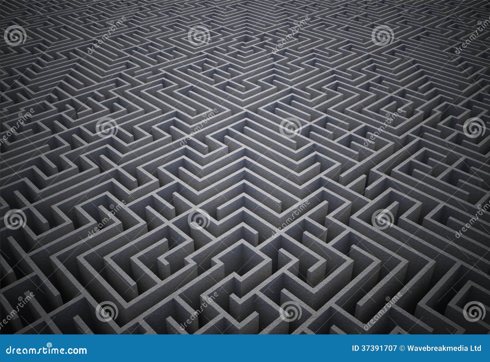 Puzzle Difficile De Labyrinthe Illustration Stock - Illustration du ...