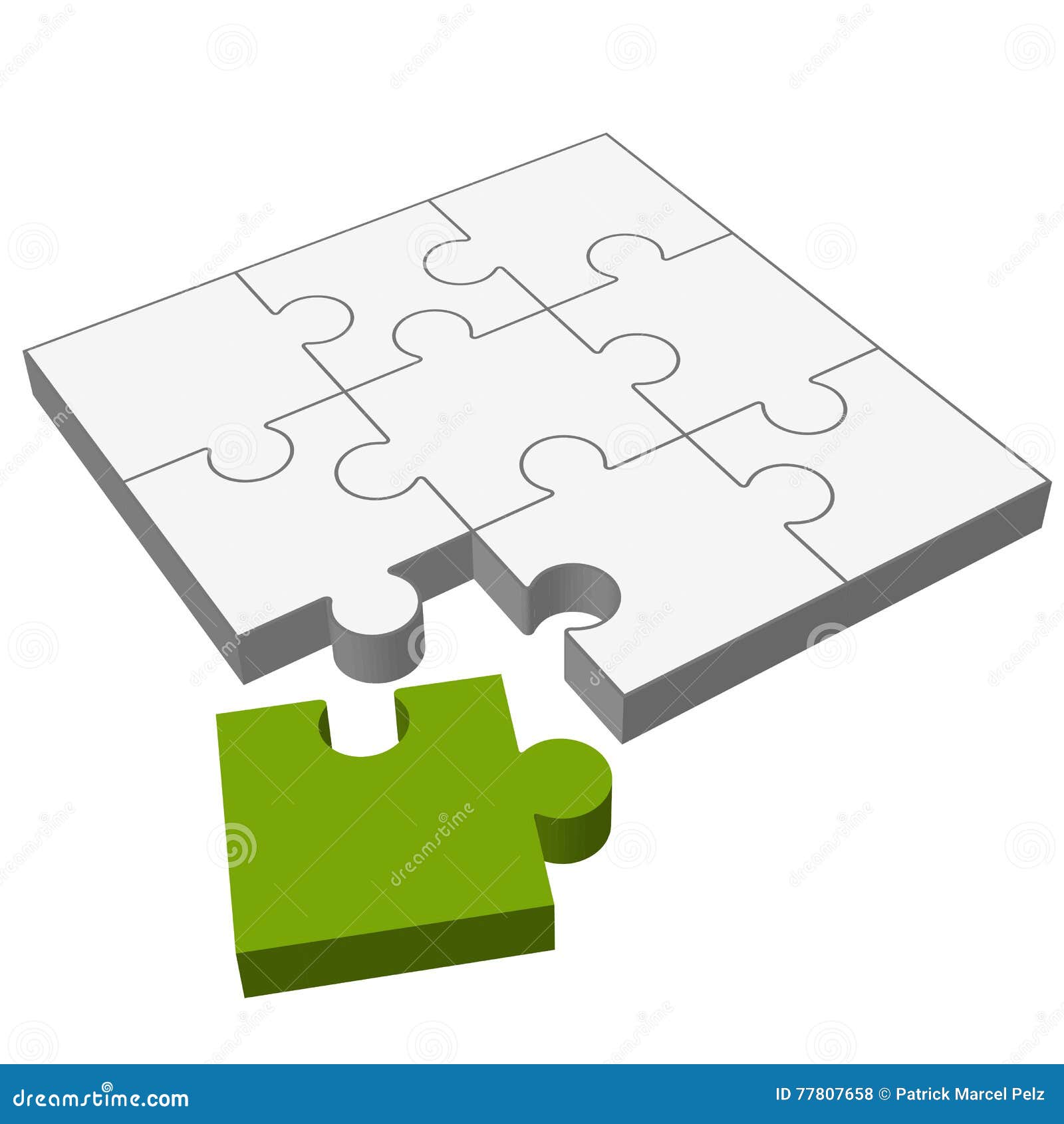 Puzzle - it fits stock vector. Illustration of collaboration - 77807658