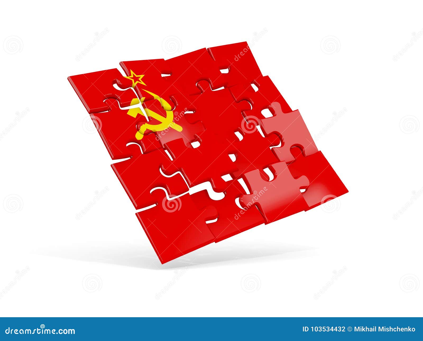 Puzzle Flag Icon Set Background Vector Illustration | CartoonDealer.com ...
