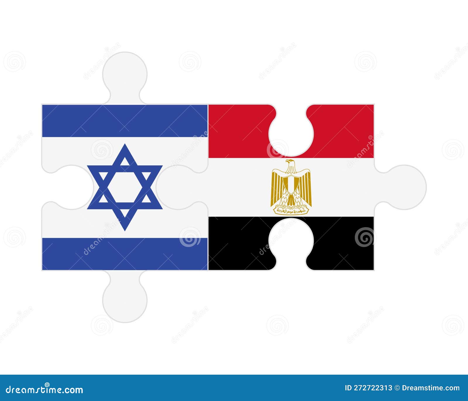 Puzzle of Flags of Israel and Egypt, Vector Stock Vector - Illustration ...