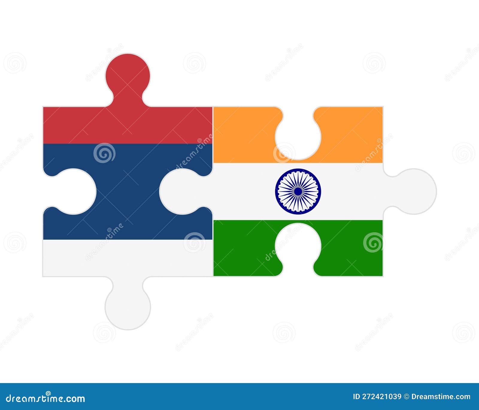 Puzzle of Flags of Serbia and India, Vector Stock Vector - Illustration ...