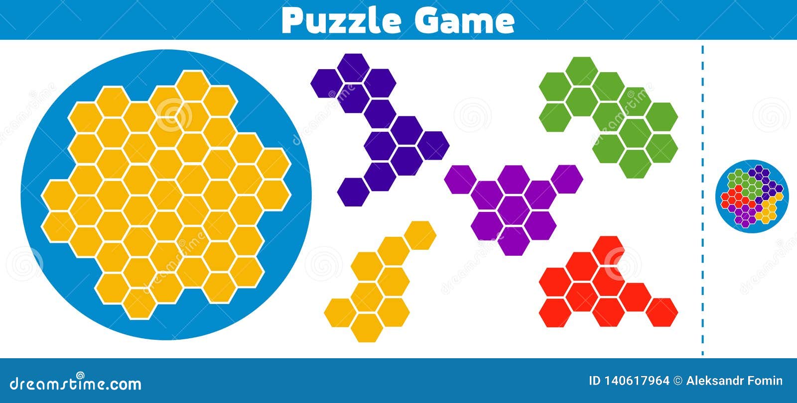 Puzzle Game. Complete the Pattern Education Logic Game for Preschool ...