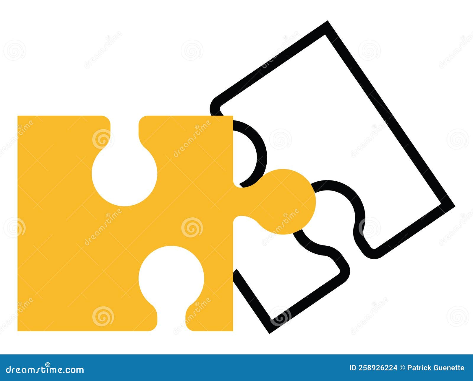 Puzzle game, icon stock vector. Illustration of leisure - 258926224