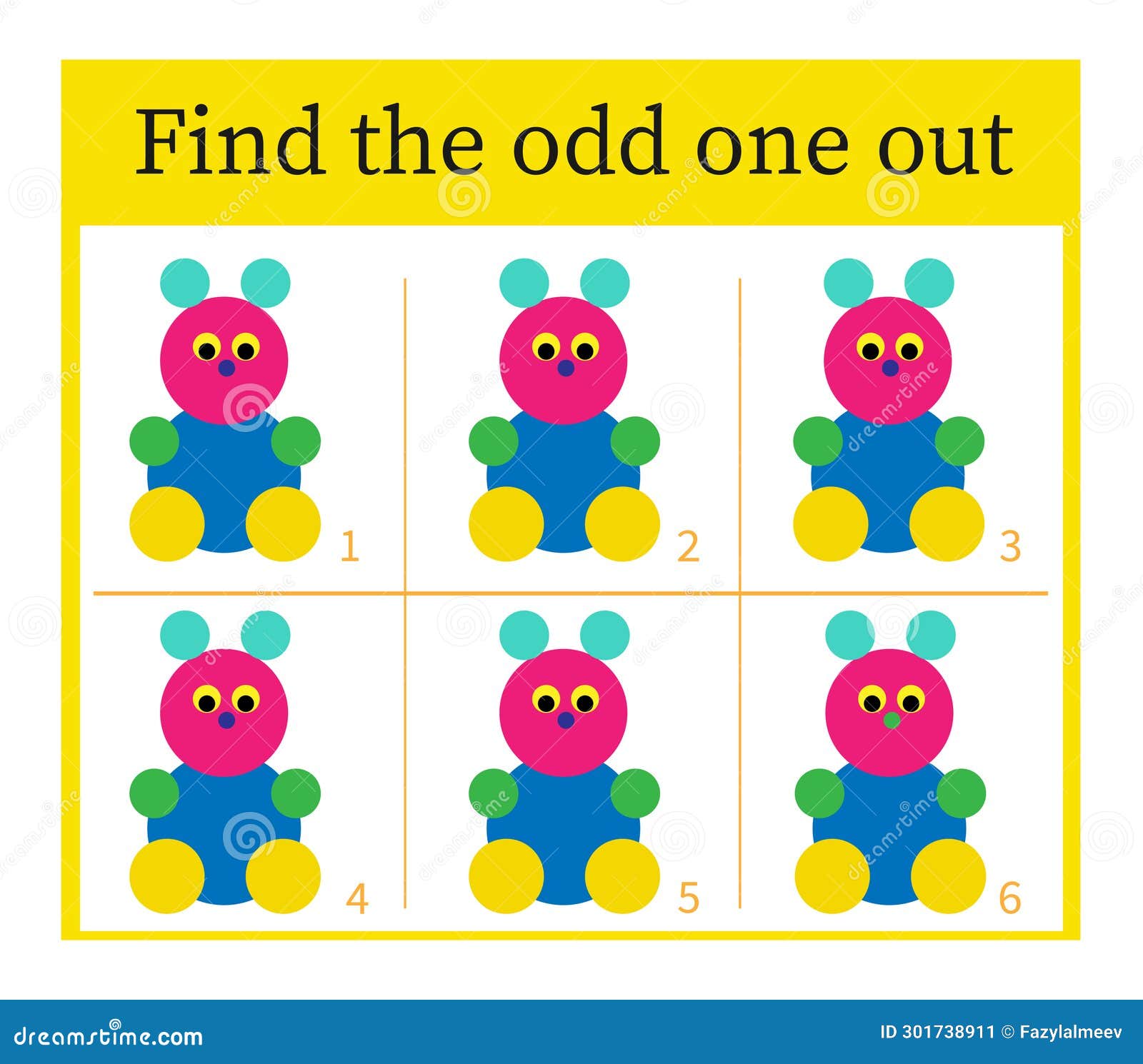 Attention Bear Trap. Warning Yellow Road Sign. Caution Animal Mantrap ...