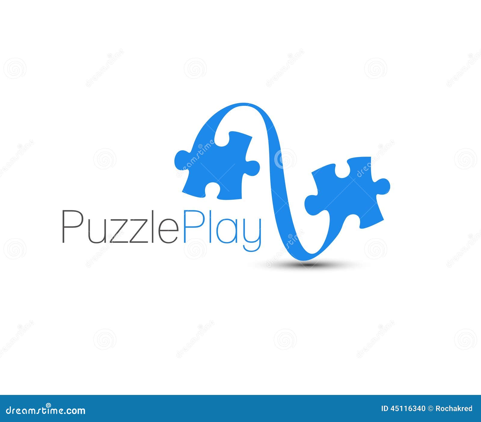Puzzle Game stock vector. Illustration of background - 45116340