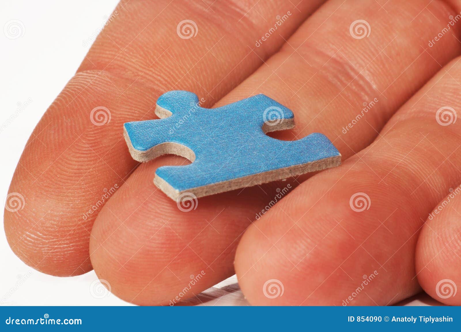 Puzzle In Hand Picture. Image: 854090