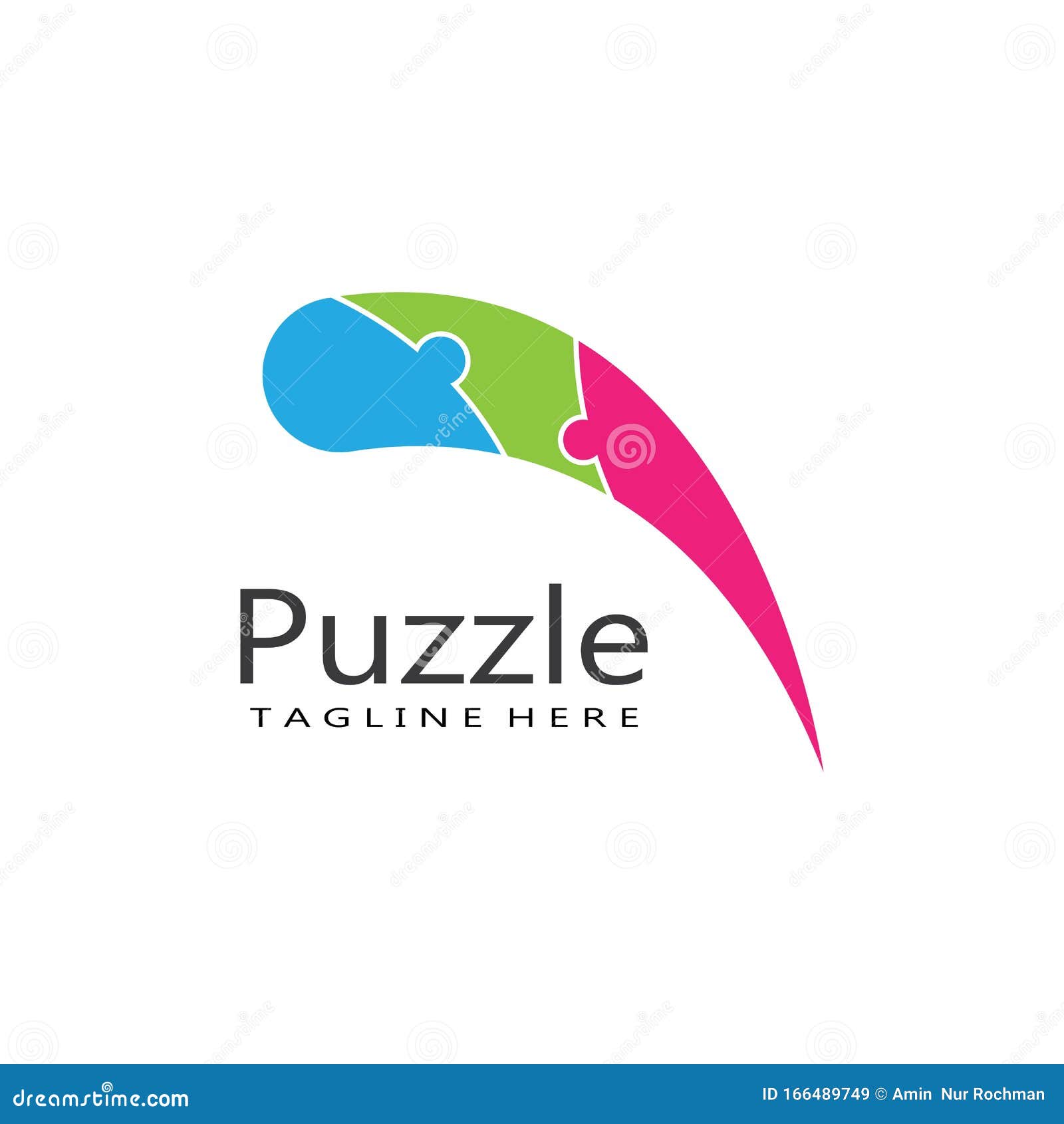 Puzzle Icon Logo Vector Icon Template Stock Illustration - Illustration ...