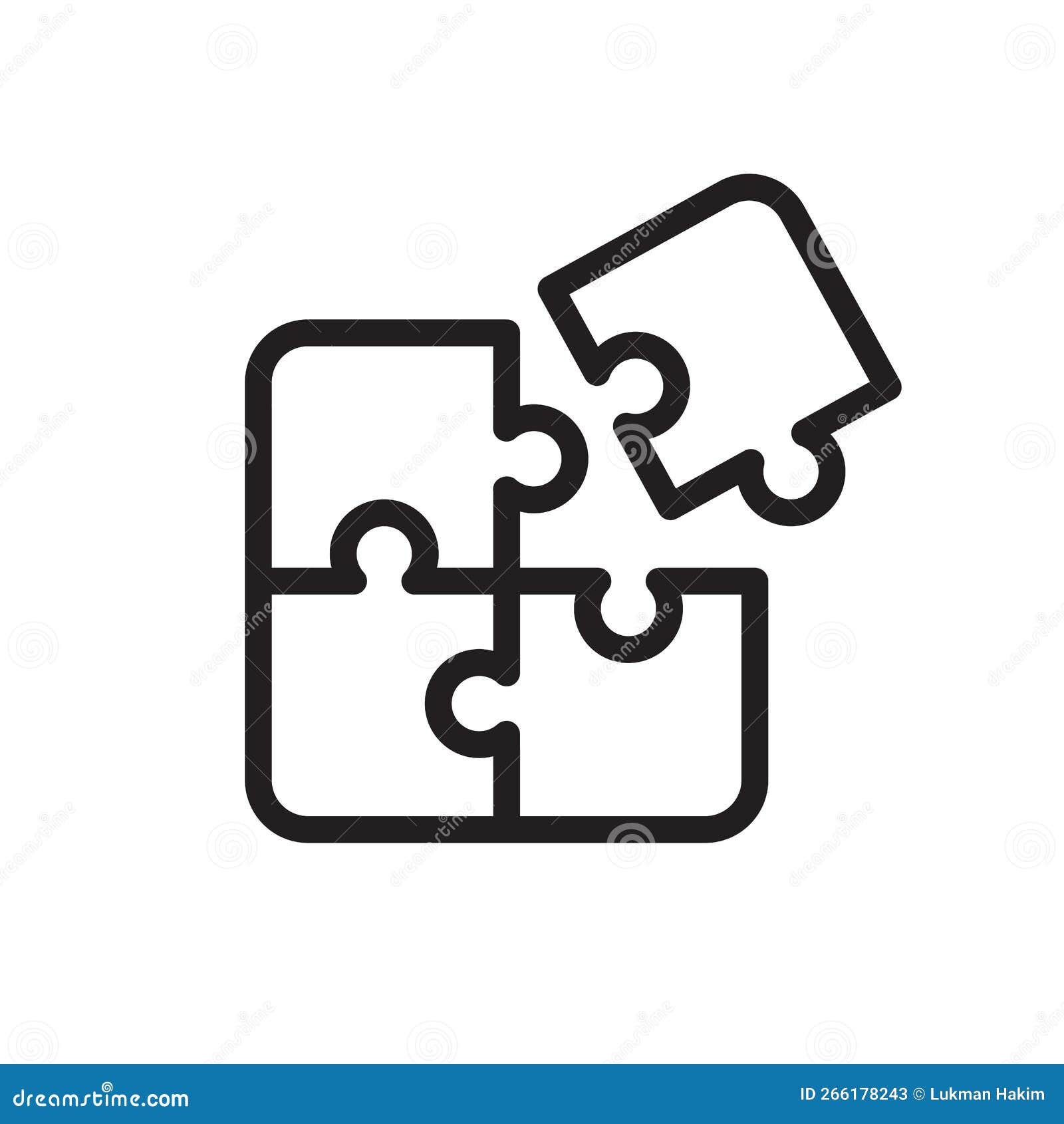 Puzzle Icon Vector Design Illustration Stock Vector - Illustration of ...