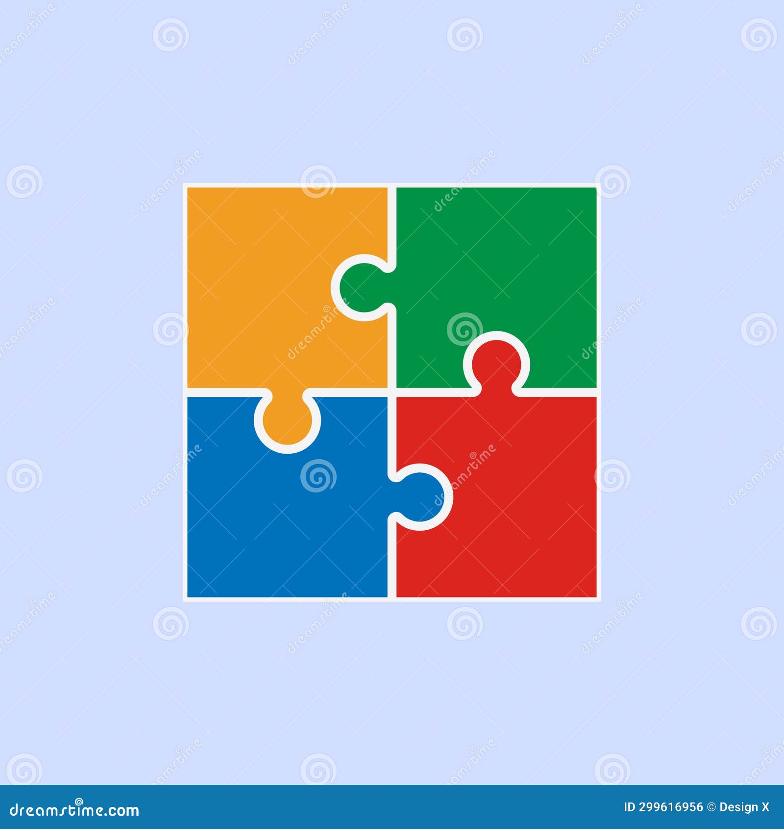 Puzzle Illustration Vector Icon Solution Puzzle Icon Stock Vector ...