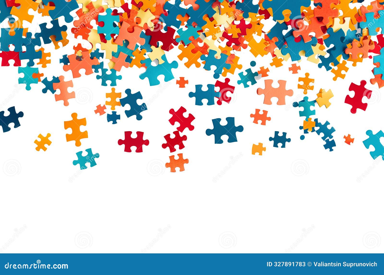 Puzzle Jigsaw Game Background Piece Match. Design Solution Concept ...
