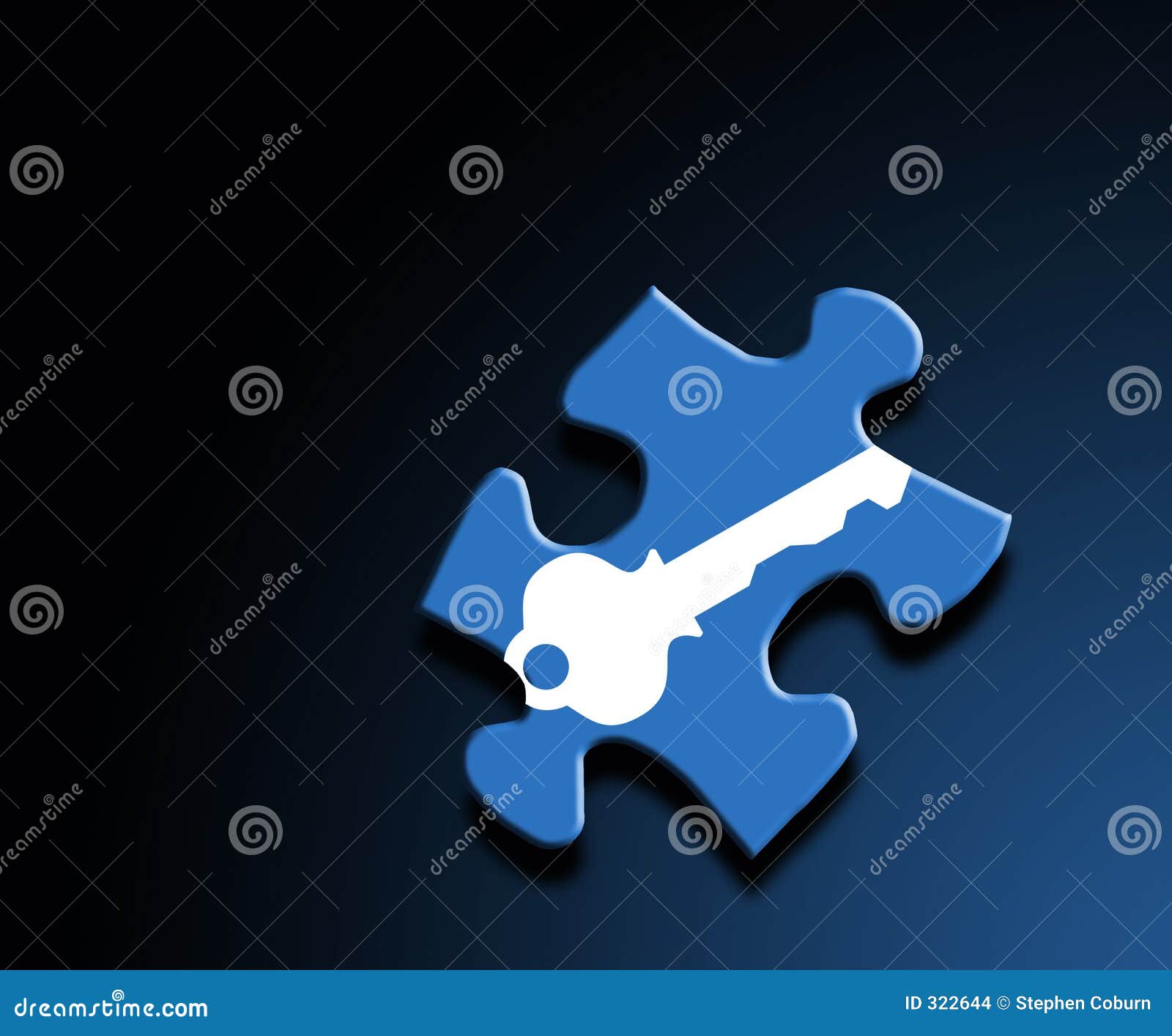 Puzzle Key Theme stock illustration. Illustration of corporate - 322644