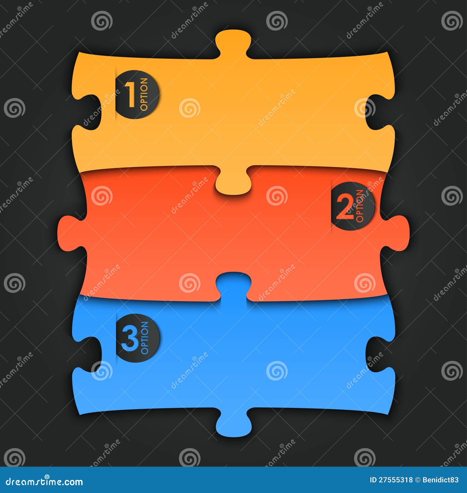 Puzzle Label (options) for Your Text, Vector Stock Vector ...