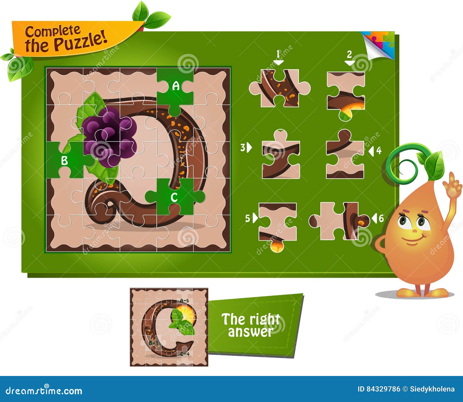 Puzzle Letters of the Alphabet D Stock Illustration - Illustration of ...