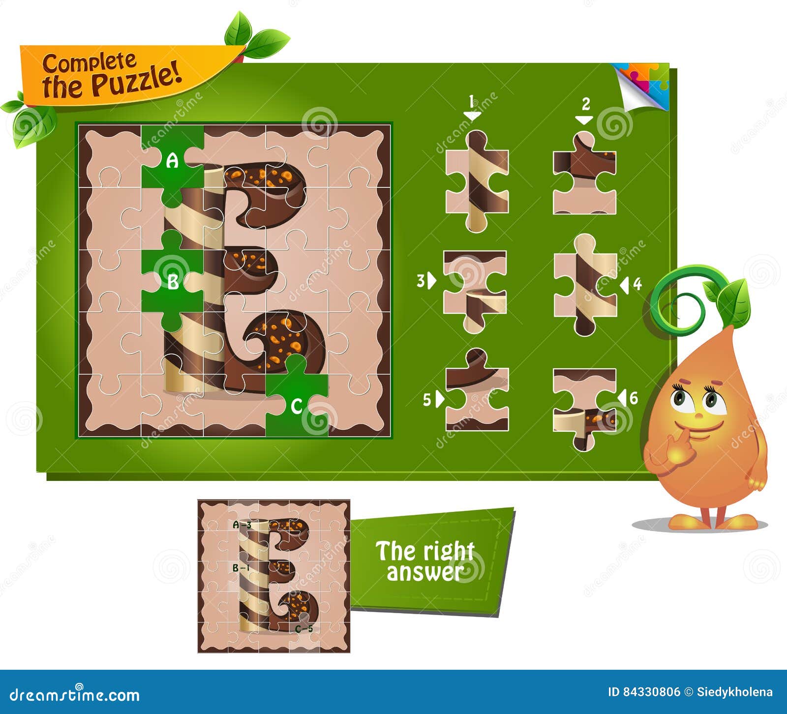 Puzzle Letters of the Alphabet D Stock Illustration - Illustration of ...