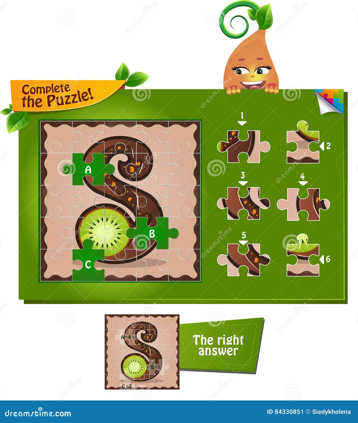 Puzzle Letters of the Alphabet S Stock Illustration - Illustration of ...