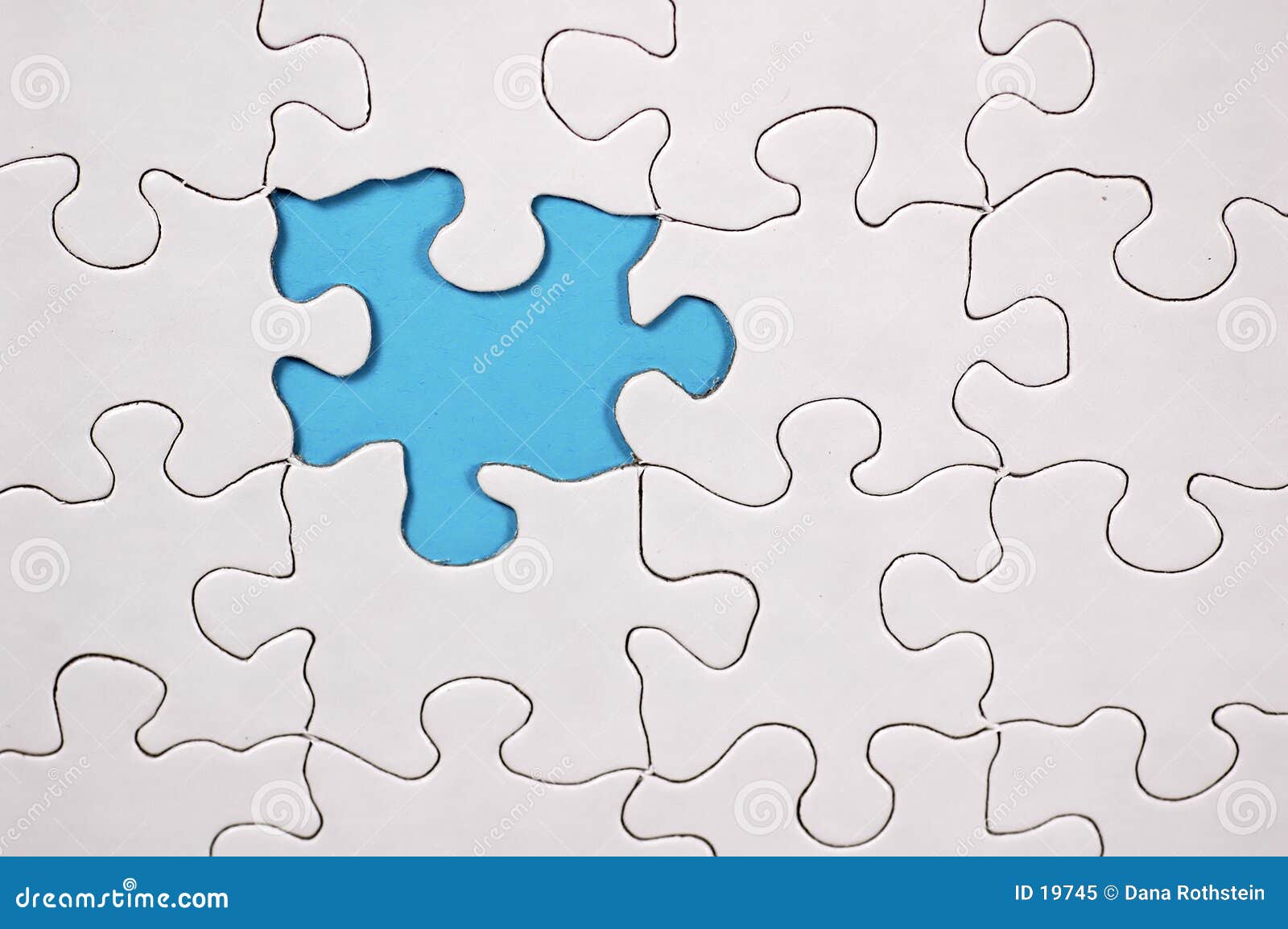Puzzle with Light Blue Background Stock Illustration - Illustration of ...