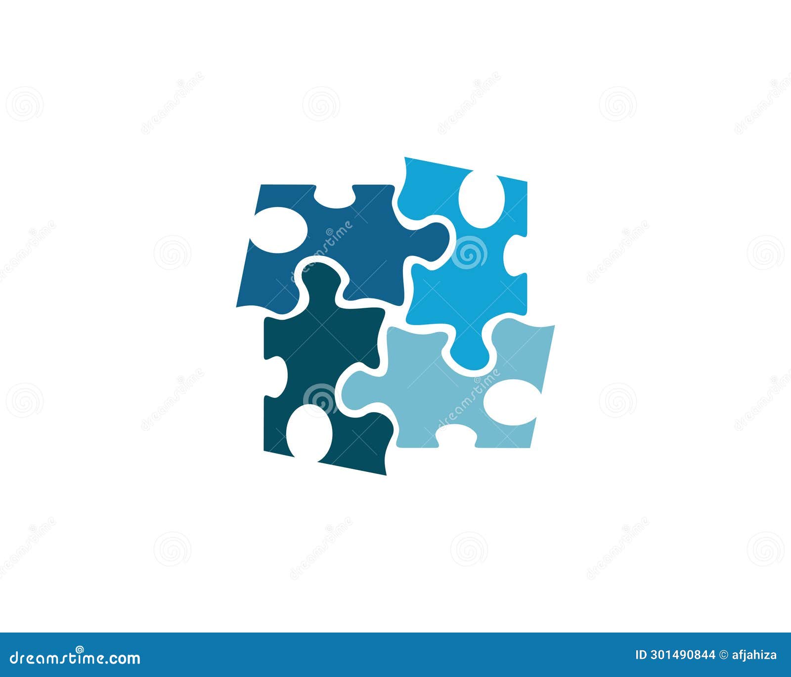 Puzzle Logo Icon Template Symbol Stock Vector - Illustration of line ...