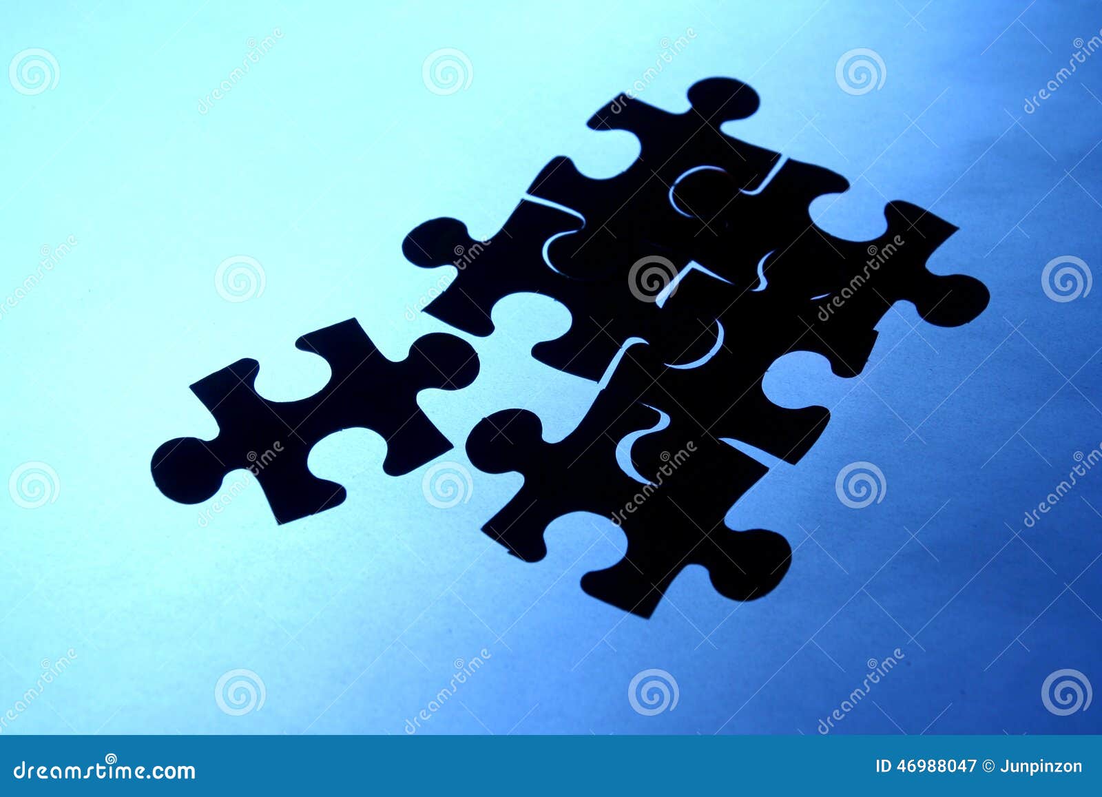 Puzzle with a loose piece stock image. Image of solving - 46988047