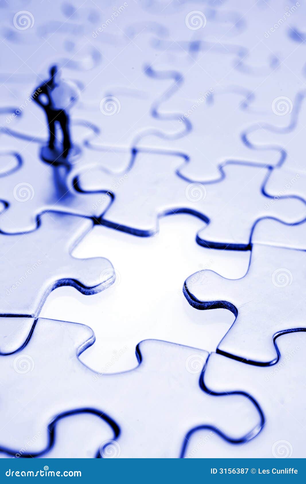 Puzzle and man stock image. Image of puzzle, build, difficulty - 3156387