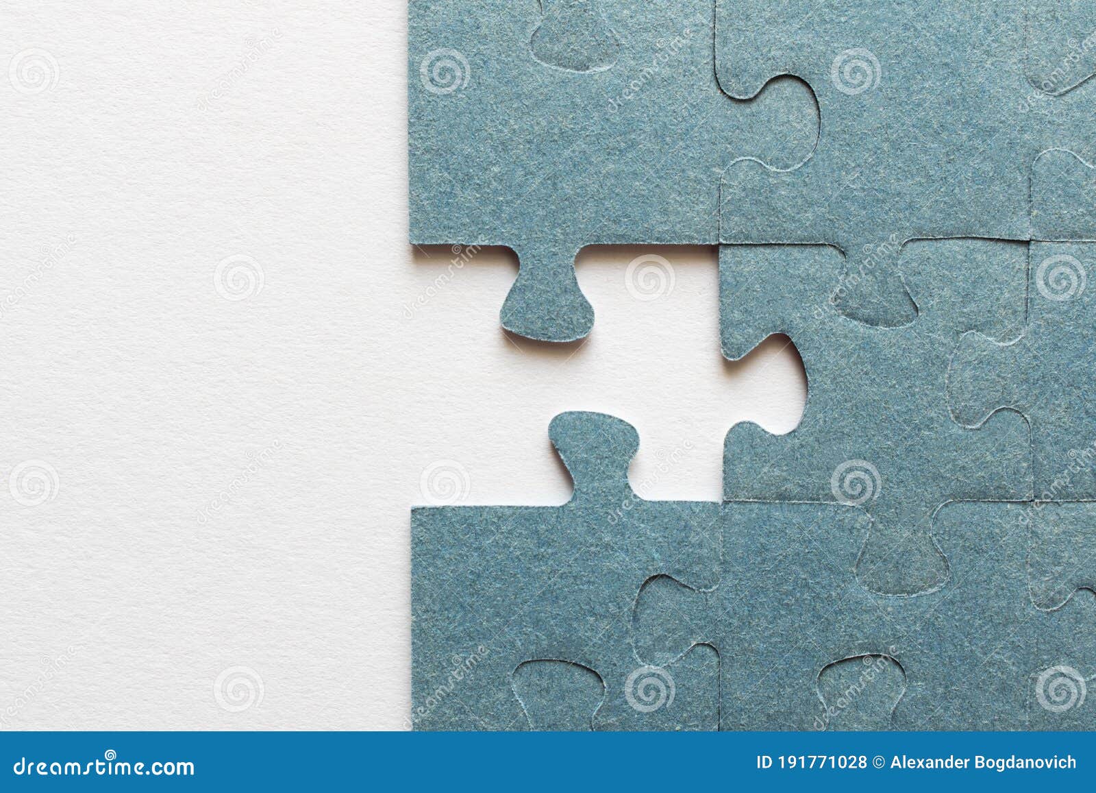Puzzle. Many Puzzle Pieces on White Background Stock Photo - Image of ...