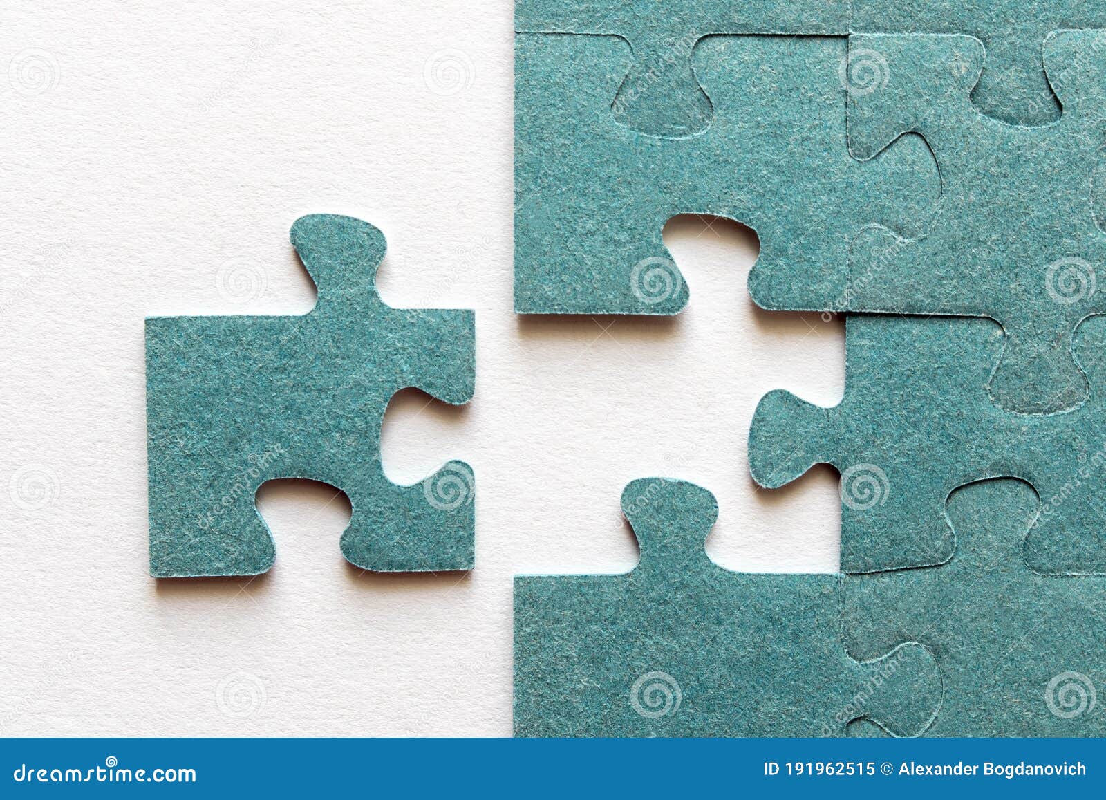 Puzzle. Many Puzzle Pieces on White Background Stock Image - Image of ...