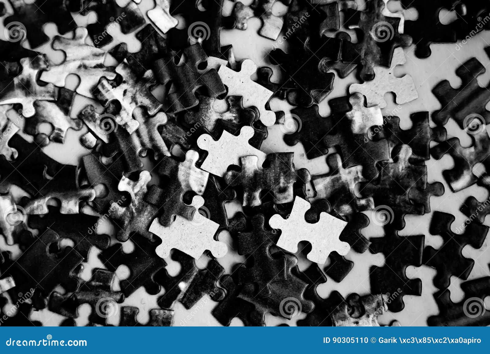 A Puzzle Mess stock photo. Image of leisure, children - 90305110