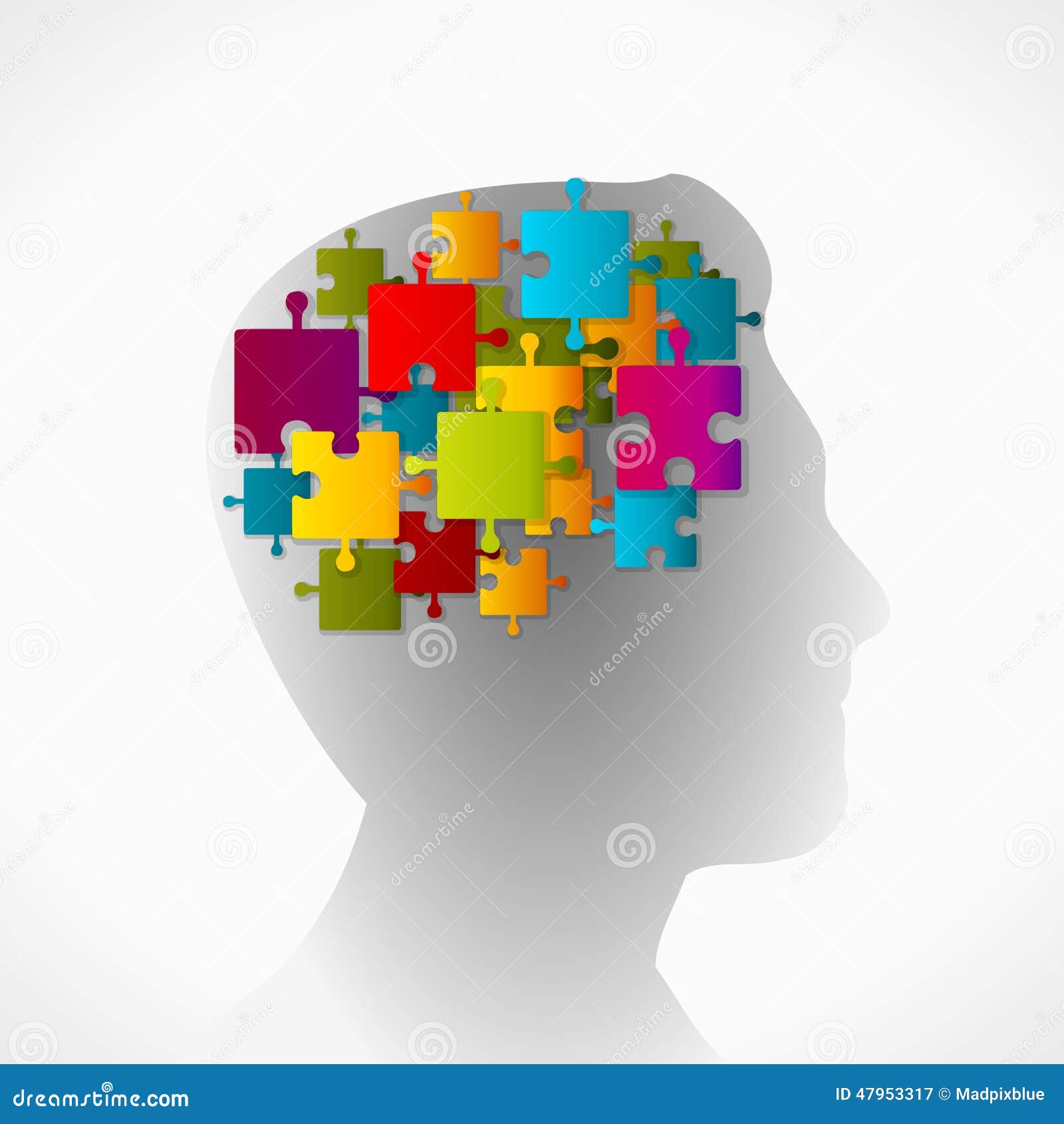 Puzzled Mind. Confused Thoughts. Mental Exercise. Intelligence Test ...