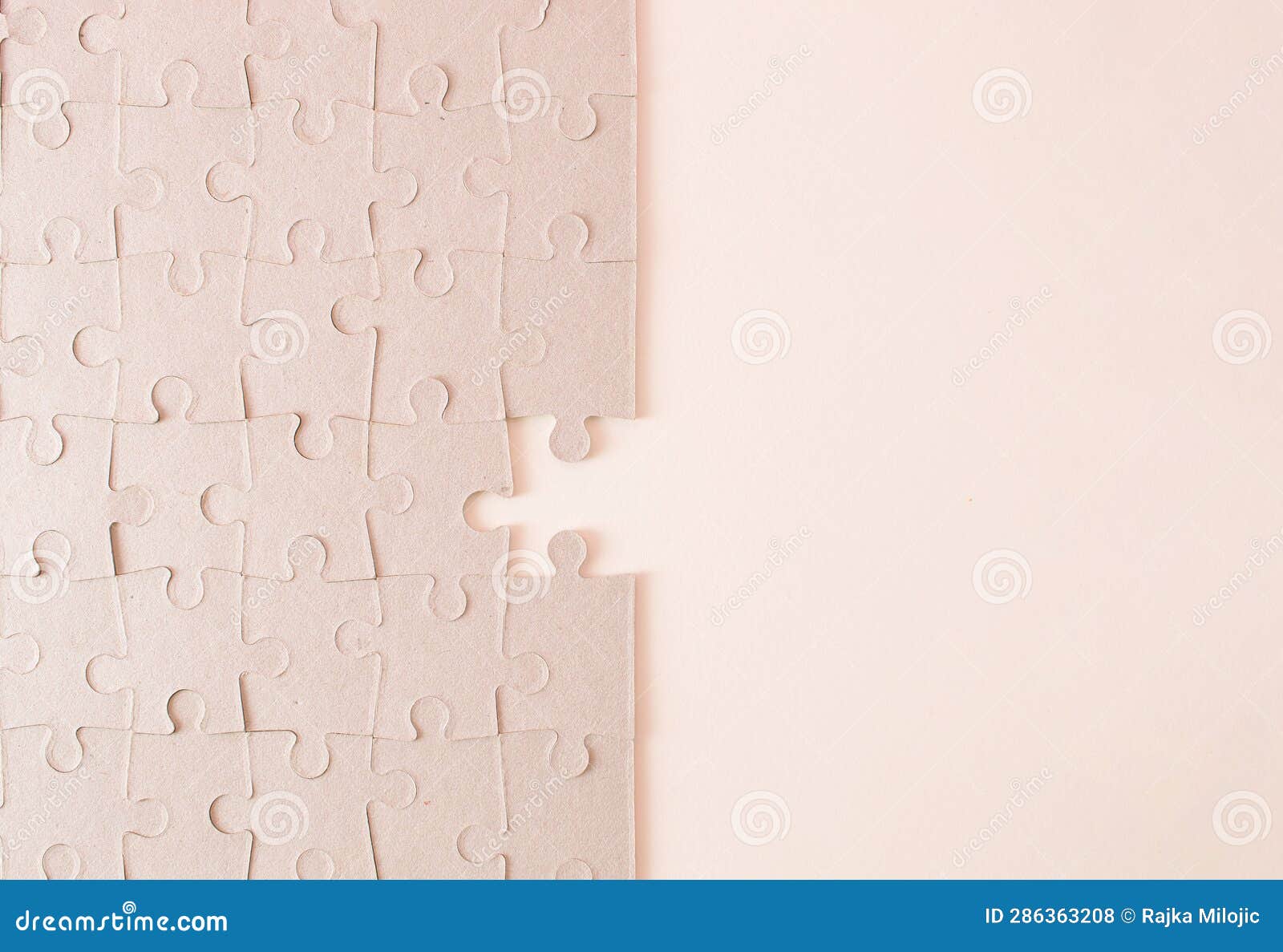 Puzzle with Missing Part. Concept of Problem Solving Stock Photo ...