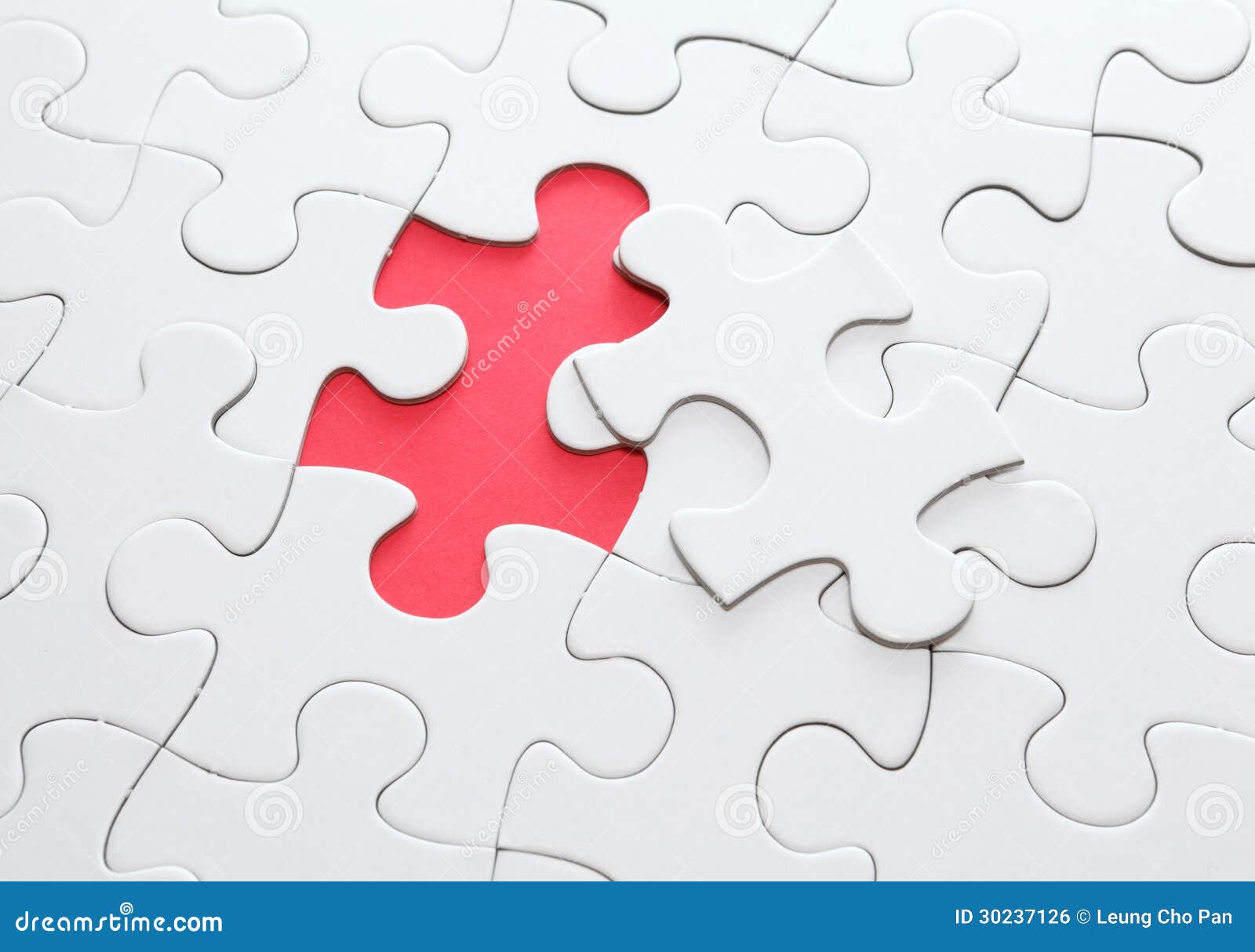 Puzzle with missing part stock photo. Image of implement - 30237126