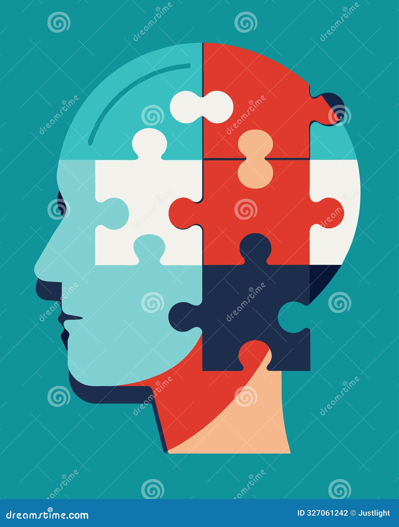 A Puzzle with a Missing Piece in the Shape of a Persons Head ... A Puzzle with a Missing Piece in the Shape of a Persons Head ...