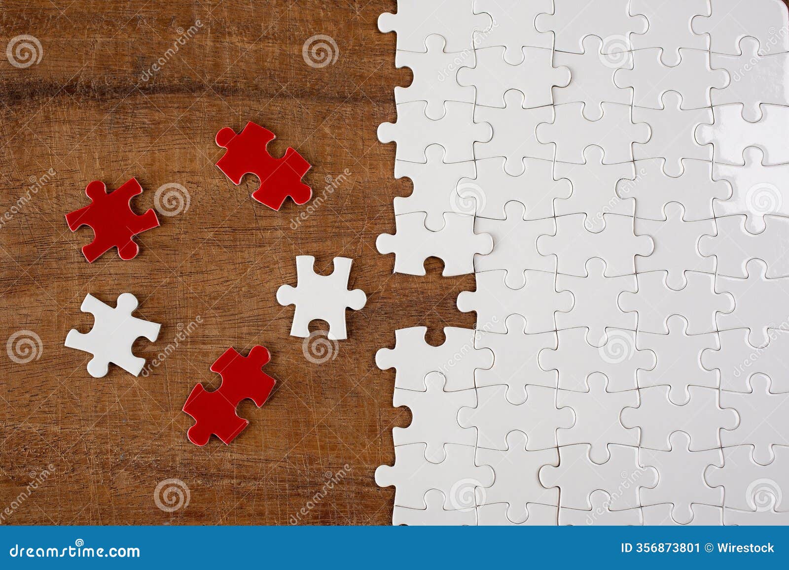 Missing Few Pieces In A Jigsaw Puzzle Royalty-Free Stock Photo ...