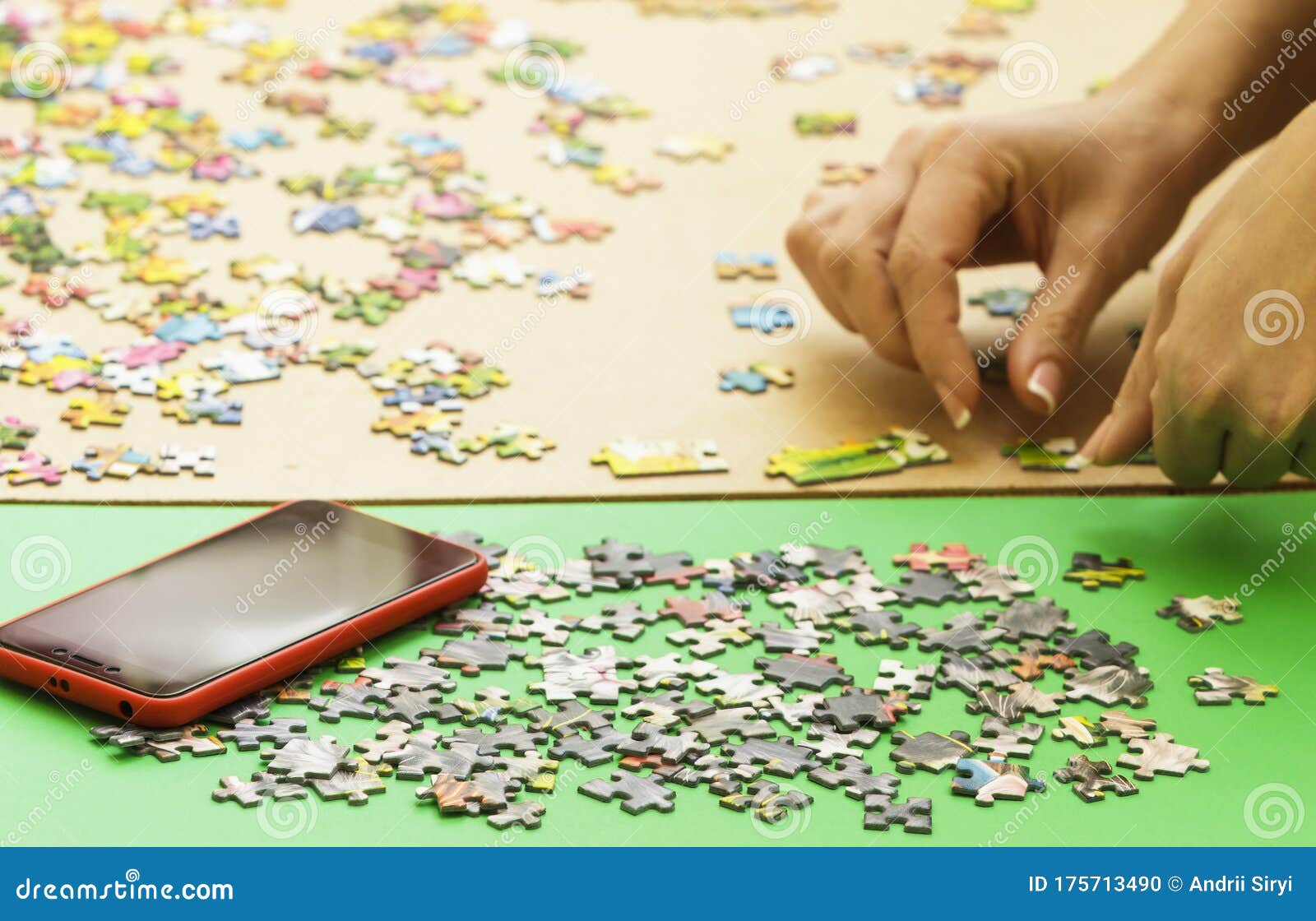 Puzzle or Mosaic Puzzle Game. Stock Photo - Image of abstract, creative ...