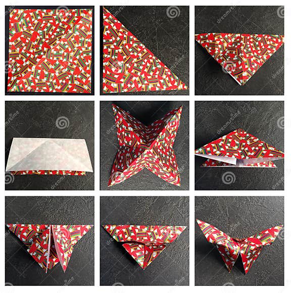 Puzzle of origami stock photo. Image of butterly, paper - 113931006