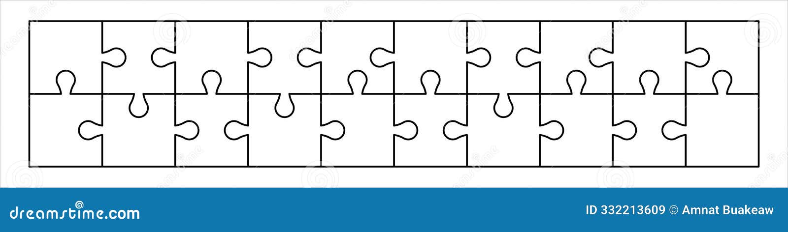Jigsaw, Puzzle Outline, Jigsaw Game Template, Puzzle Blank Stock ...