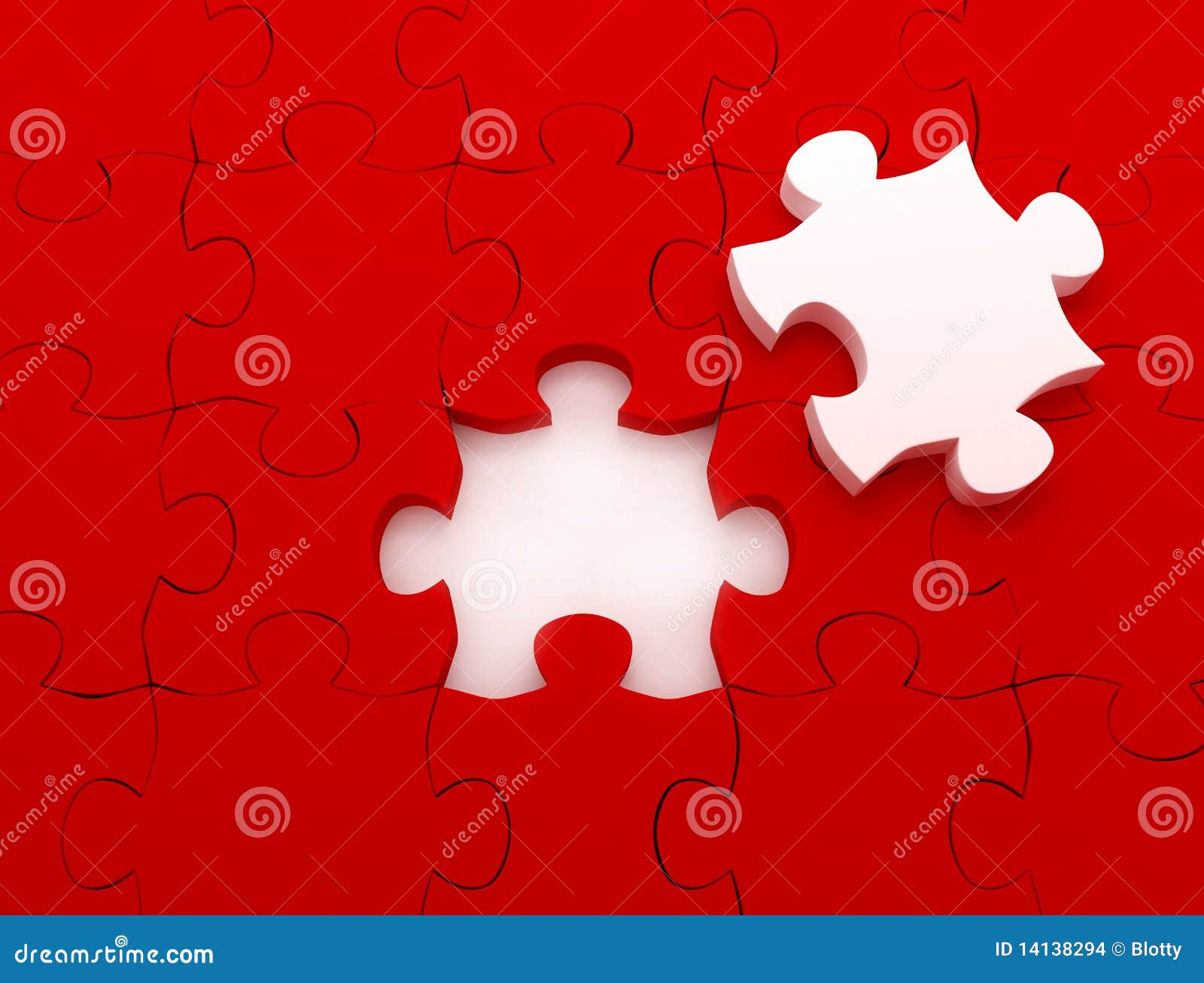 Puzzle Over White Background Stock Illustration - Illustration of ...